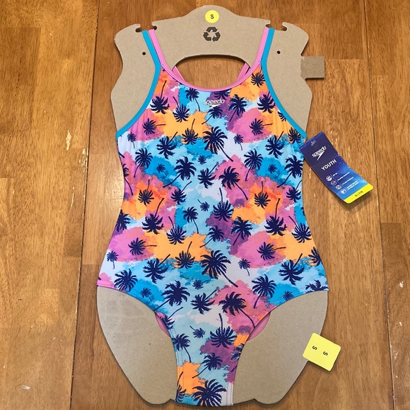 Speedo | Swim | Speedo Palm Tree One Piece Bathing Suit Youth S 78 ...